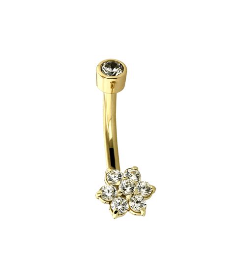 Flower J Navel Curve Anatometal
