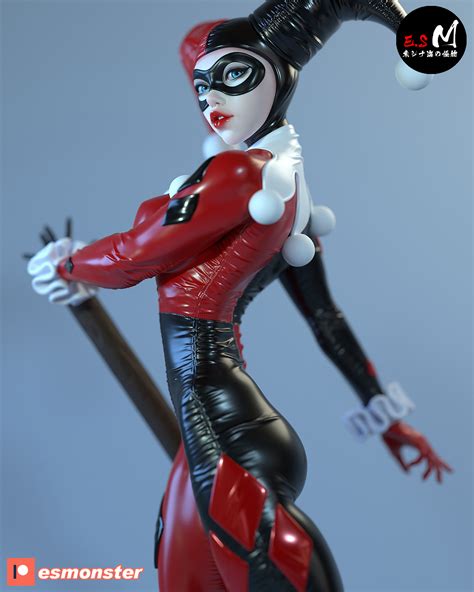 3d File Harley Quinn Character By Esm 🏍️ ・design To Download And 3d
