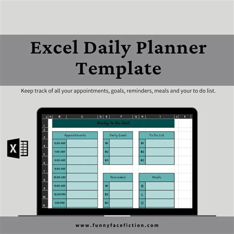 Excel Daily Planner Template Daily Planner Template Excel Day Planner Template Daily Agenda