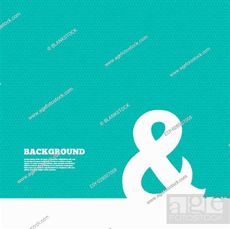 Background With Seamless Pattern Ampersand Sign Icon Programming Logical Operator And Stock