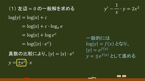 〔微分方程式〕1階線形微分方程式 －オンライン無料塾「ターンナップ」－ Youtube