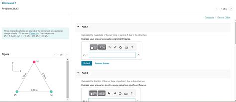 Solved Part A Calculate The Magnitude Of The Net Force On Chegg