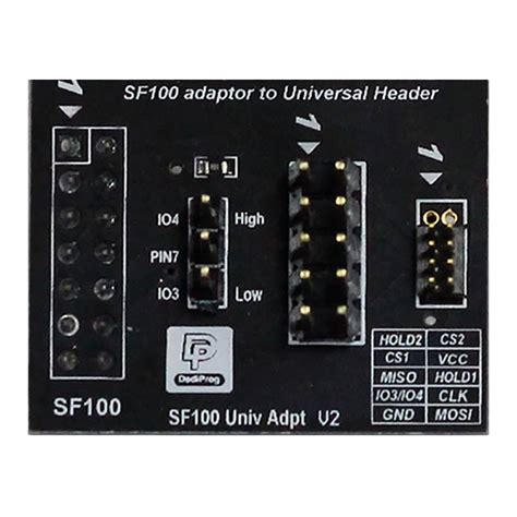 Dediprog Isp Uadp 127 Universal Sf100 Spi Flash Programmer Adapter Debug Store