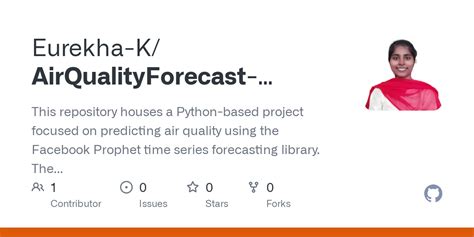 Github Eurekha Kairqualityforecast Using Prophet Model This