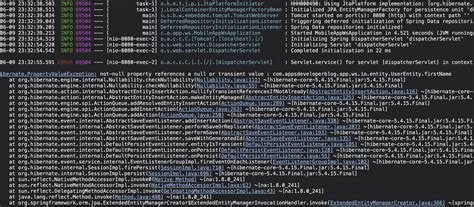 Spring Tool Suite Not Null Property References A Null Or Transient