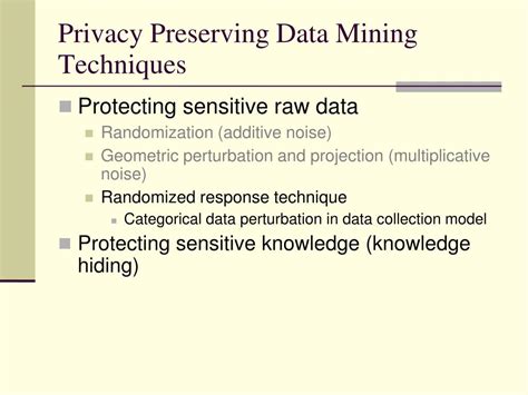 Ppt Privacy Preserving Data Mining Randomized Response And Association Rule Hiding