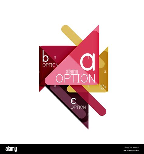 Triangle Data Visualization Design Option Infographic Layout Triangle