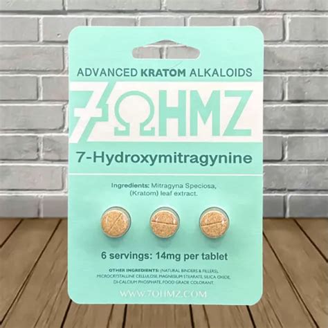 7ohmz 7 Hydroxymitragynine Extract Tablets 3ct Tenvape