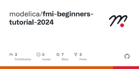 GitHub Modelica Fmi Beginners Tutorial