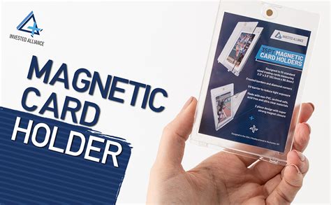 Premium Magnetic Card Holder 5 Pack 35pt Magnetic Card