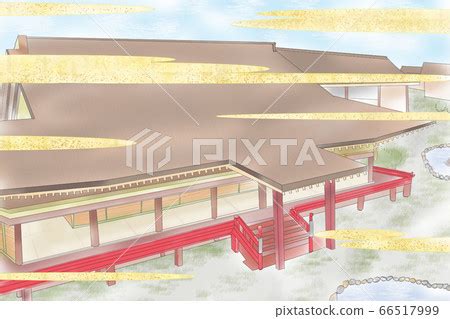 Heian Period Mansion Stock Illustration 66517999 Pixta