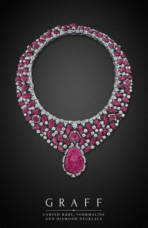 Graff Pink Sapphire Necklace Luxury Pink Sapphire Necklace Design