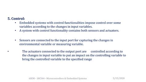 Purpose Of Embedded Systems Ppt