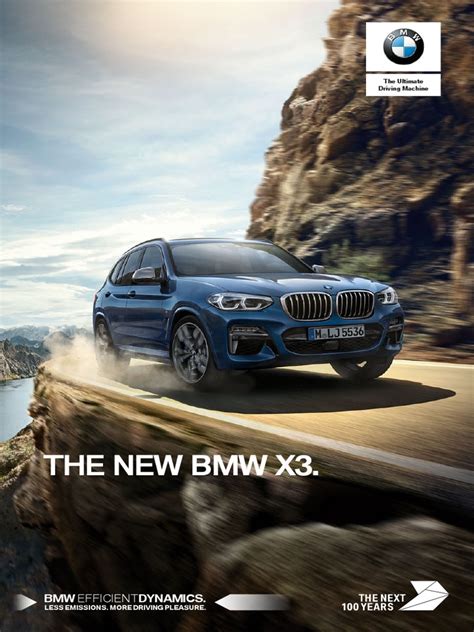 Bmw X3 Brochure November 2017 V2 Pdf Fuel Economy In Automobiles