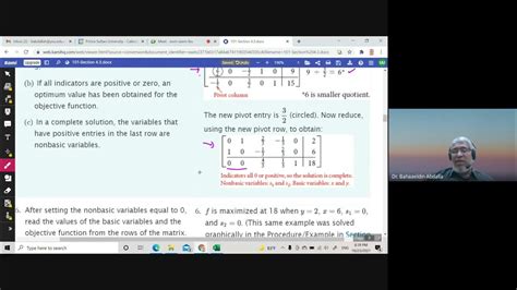 43 The Simplex Method Maximization Youtube