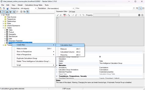 The Calculation Group Edition Power Bi With Me
