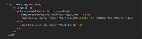 Limiting Max Rotation Speed Scripting Support Developer Forum Roblox