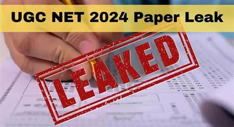 Ugc Net June 2024 Exam Canceled Due To Paper Leak On Dark Web