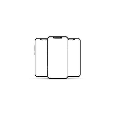 세 스마트 폰 프로토 타입 모형 변하기 쉬운 스마트 폰 Png 일러스트 및 벡터 에 대한 무료 다운로드 Pngtree