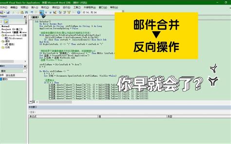 【一听就会】 源代码 邮件合并之反向汇总各word文档至excel表 哔哩哔哩 【一听就会】 源代码 邮件合并之反向汇总各word文档至excel表 哔哩哔哩