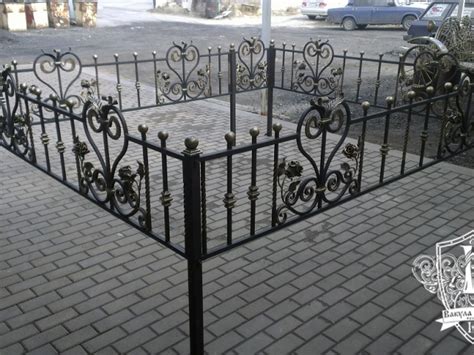 Кованые оградки на кладбище (ритуальные) – Белгород