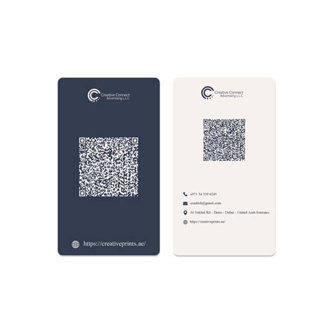Qr Code Business Cards Printing Modern And Interactive