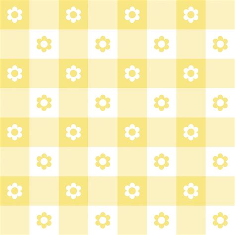Cute Yellow Pattern Wallpaper