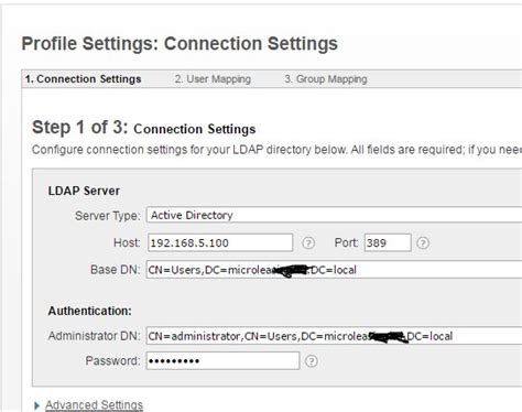 Error Authenticating With The Ldap Server Check Supplied Credentials