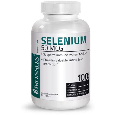 Minerals Selenium Bronson Vitamins Quality Vitamins And