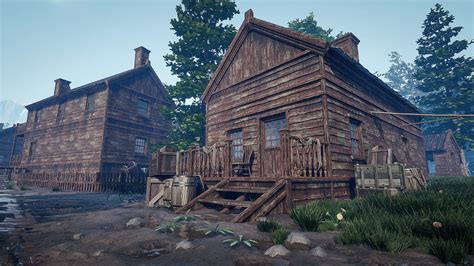 Artstation Open World Kit Wild West Post Apocalyptic Modular Town Game Assets