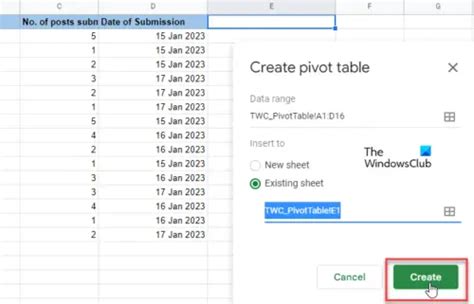 How To Create A Pivot Table In Google Sheets