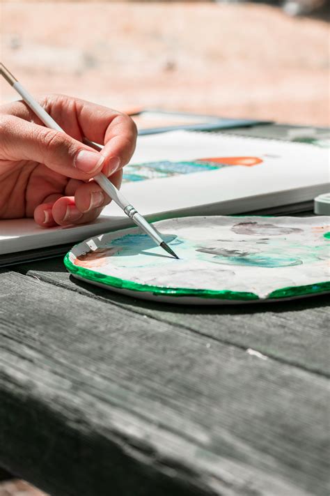 Copy Space Diy 프로젝트 Psint 공예 그림 그림 액세서리 깨끗한 배경 미술 미술교육 미술용품 붓