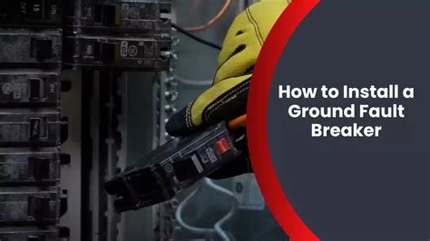 How To Install A Ground Fault Breaker Fix Up Blueprint