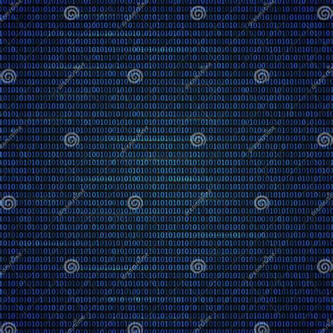 Binary Code Bright Blue Background Programming Code Dark Net Concept Digital Web Technology