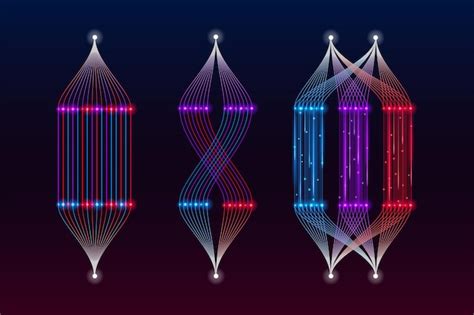 Premium Vector Machine Learning Algorithm Big Data Visualization