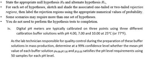 Solved State The Appropriate Null Hypothesis H And Chegg Com