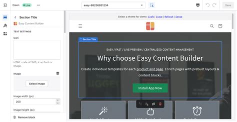 Block Icons With Text Documentation