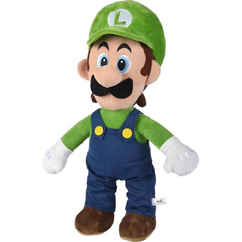 Super Mario Luigi Plush 50cm Gamesplus Malta