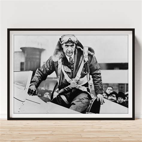 Howard Hughes Emerging From An Airplane Poster By Everett Pixels