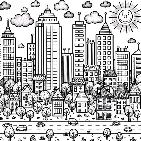Free City Coloring Page Color Book 15 Coloring Pages Explore Our