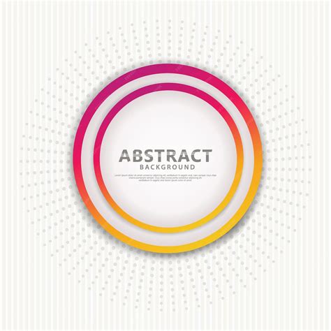 Premium Vector Abstract Circle Geometric Pattern Design With Halftone Background Use For