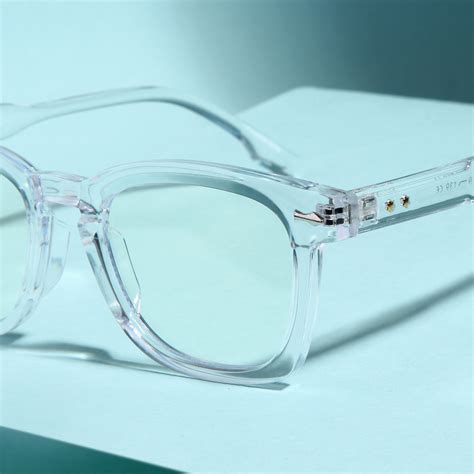 Michel Clear Square Sunglasses Go Glassic