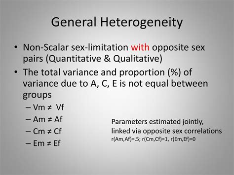 PPT Sex Limitation Models PowerPoint Presentation Free Download ID 6011562