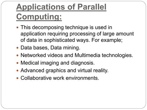 Parallel Computing And Its Applications Pptx