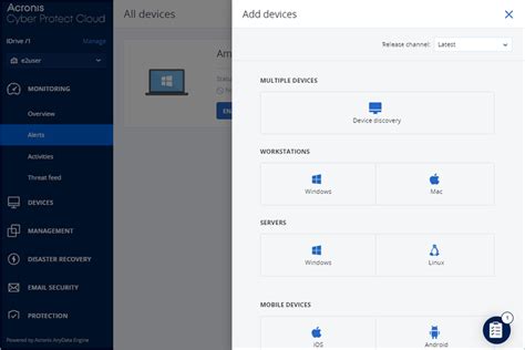 Integrate Acronis Cyber Protect Cloud With Idrive® E2