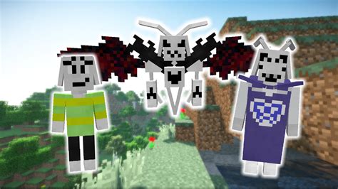 Asriel Dreemurr All Forms From Undertale In Minecraft Youtube
