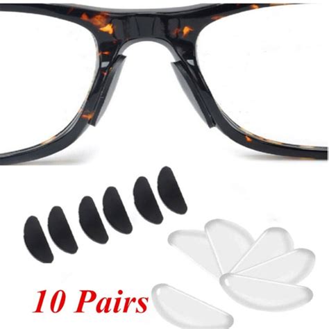 510pairs Anti Slip Silicone Stick On Nose Pads For Eyeglasses