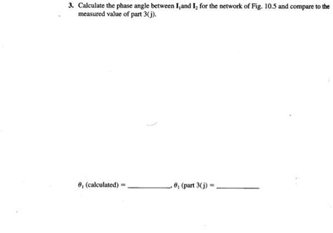Solved Part 3 R L C Series Parallel Network A Construct