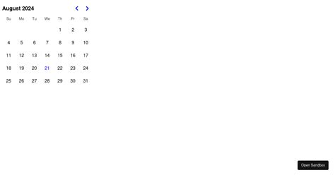 React Day Picker 8 Forked Codesandbox React Day Picker 8 Forked Codesandbox