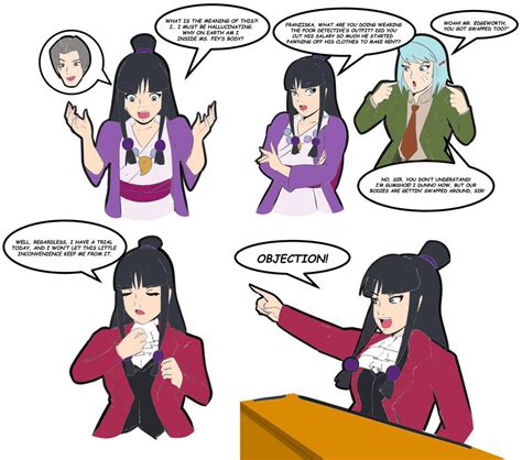 Ace Attorney Body Swap 2 Color By Alzul Blue On Deviantart